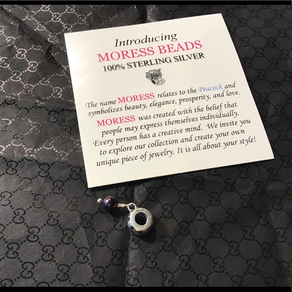 Moress Beads | Jewelry | Moress Beads New Black Pearl Sterling Drop ...